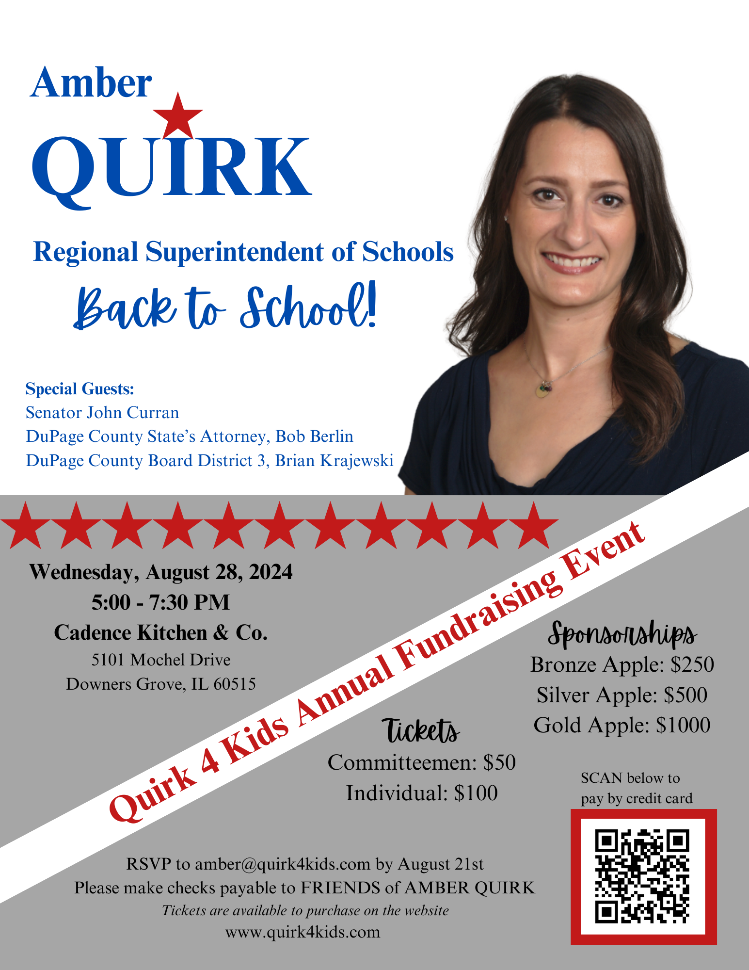 Amber Quirk – for Regional Superintendent of Schools of DuPage County